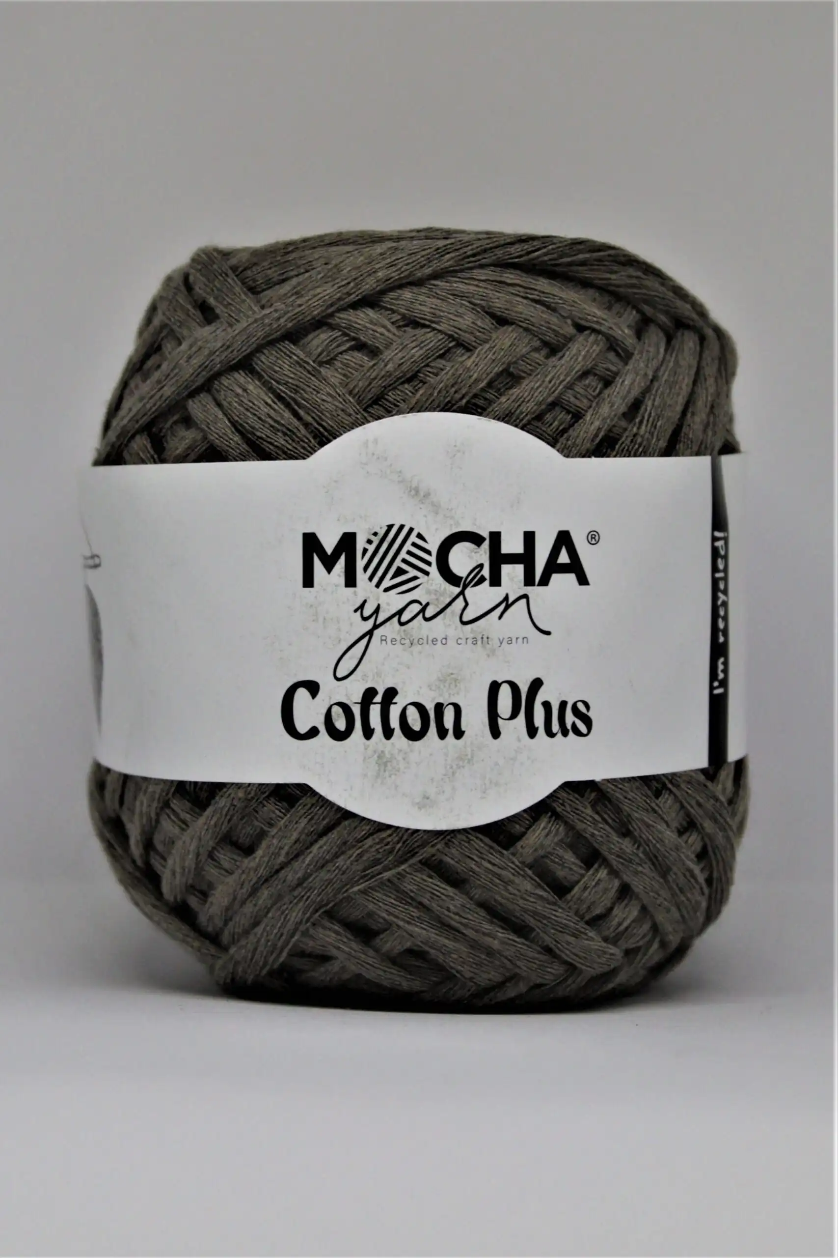 Cotton Plus Visón Oscuro – Hilo de Algodón | LanaMovil Chile
